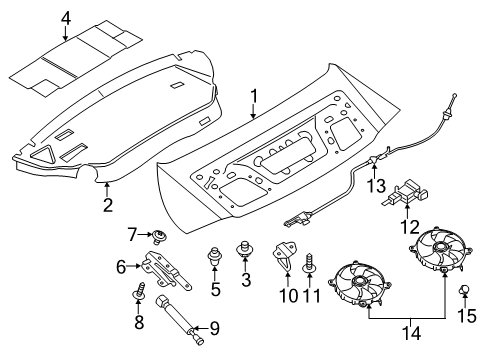 663172P000 - Genuine Kia BRACKET ASSEMBLY-FENDER