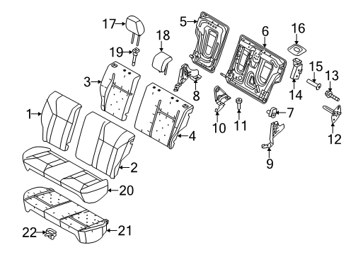 86552B2000 - Genuine Kia BRACKET-FRONT BUMPER UPPER