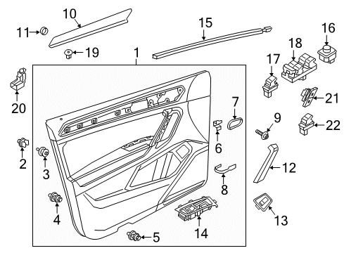 86553B2000 - Genuine Kia BRACKET-FRONT BUMPER SIDE