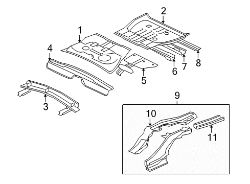 921021W100 - Genuine Kia LAMP ASSEMBLY-HEAD,RH