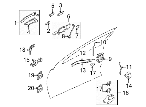 87539D9000 - Genuine Kia FILM-REAR DOOR ANTI CHIP