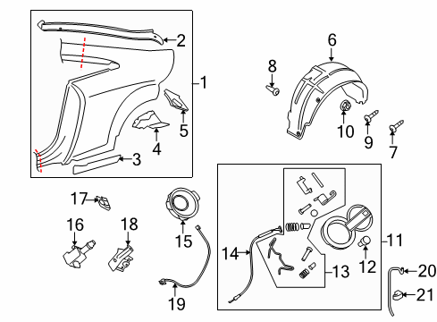 865911U500 - Genuine Kia LIP - FRONT BUMPER