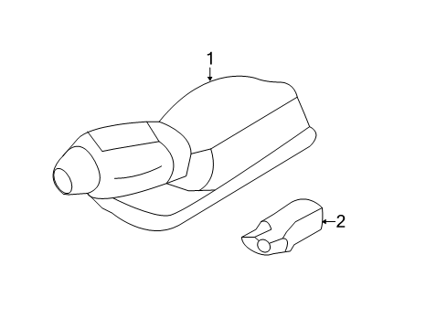 871252E000 - Genuine Kia CUSHION ASSEMBLY-LOWER