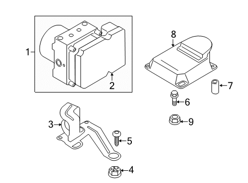 58302C1A15 - Genuine Kia PAD KIT-REAR DISC BRAKE