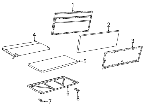 8581837000 - Genuine Kia CLIP-TRIM MOUNTING