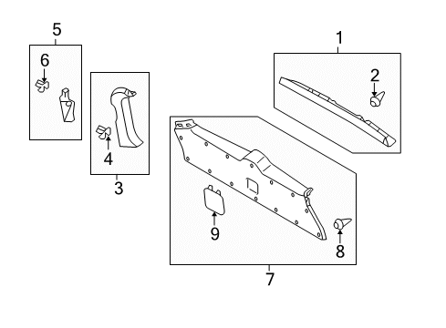 86520D5000 - Genuine Kia ABSORBER-FRONT BUMPER