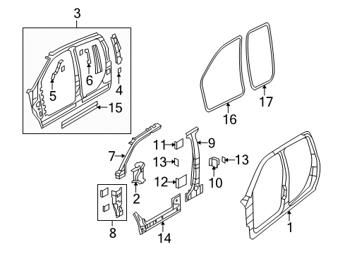 926013F000 - Genuine Kia LAMP ASSEMBLY-LUGGAGE COMPARTMENT