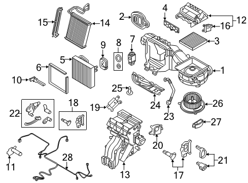 9862214200 - Genuine Kia GROMMET-WINDSHIELD WASHE