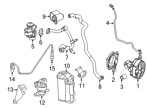 865613W000 - Genuine Kia GRILLE-FRONT BUMPER CENTER