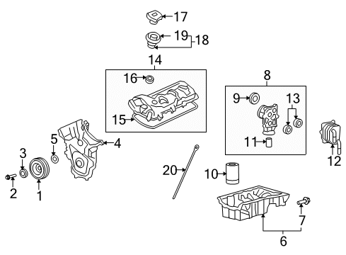 256223CAA0 - Genuine Kia HOUSING-THERMOSTAT