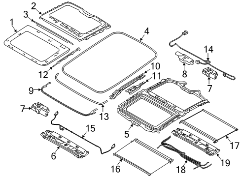 84516B1000 - Genuine Kia PIN-GLOVE BOX