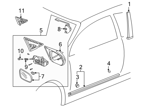 86567D9000 - Genuine Kia LIP-FRONT BUMPER