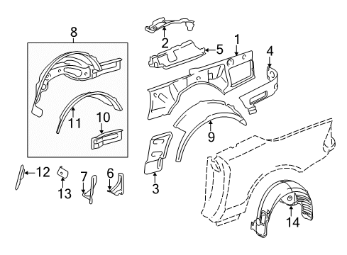 254123X601 - Genuine Kia HOSE-RADIATOR LOWER