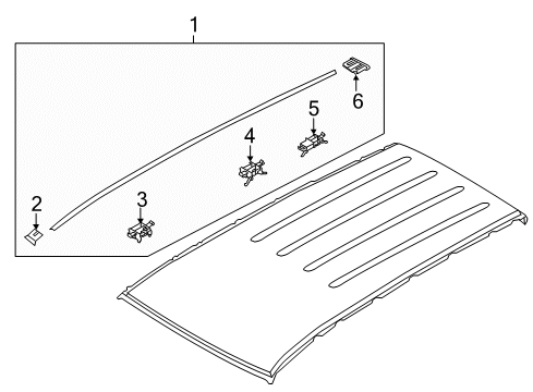 863511W500 - Genuine Kia GRILLE ASSEMBLY-RADIATOR