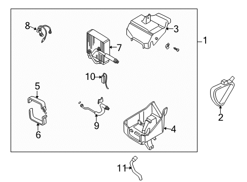 392102B220 - Genuine Kia SENSOR ASSEMBLY-OXYGEN REAR