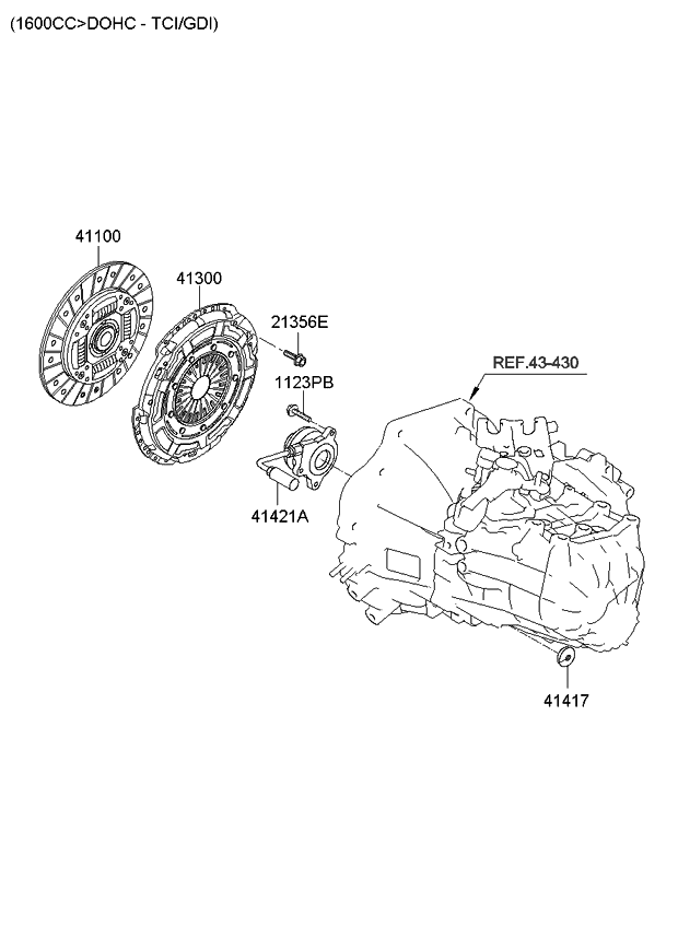 282312GTA1 - Genuine Kia TURBOCHARGER