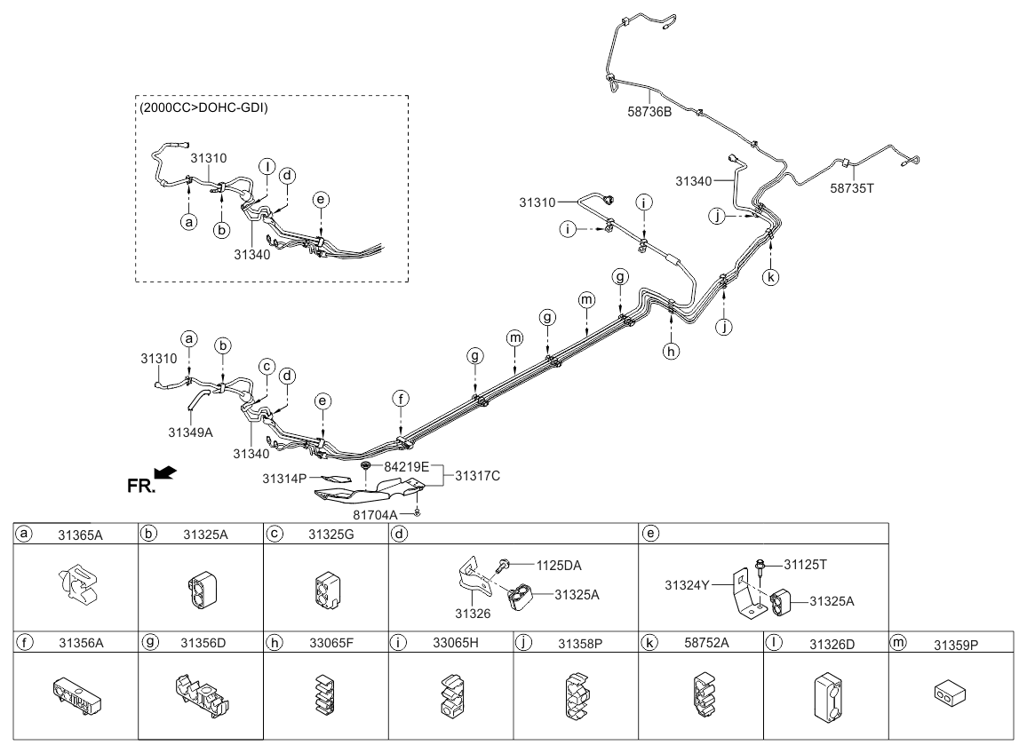 565001W100 - Genuine Kia GEAR ASSEMBLY-STEERING
