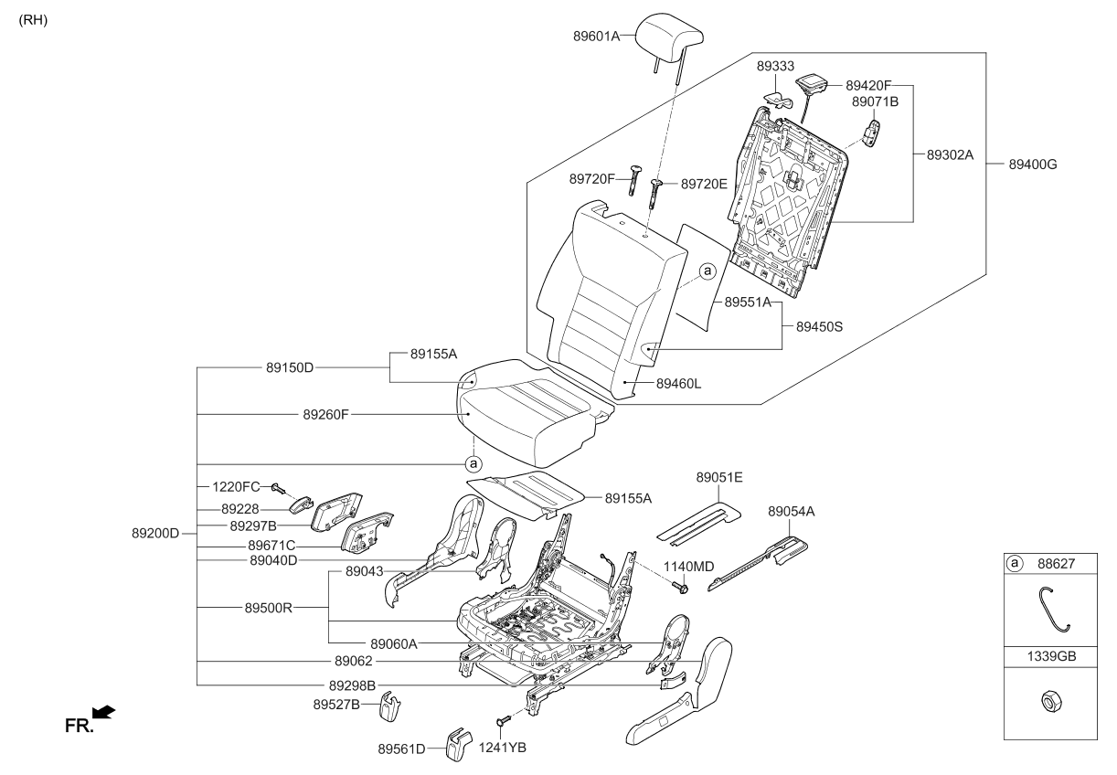 64101B2000 - Genuine Kia CARRIER ASSEMBLY-FRONT END