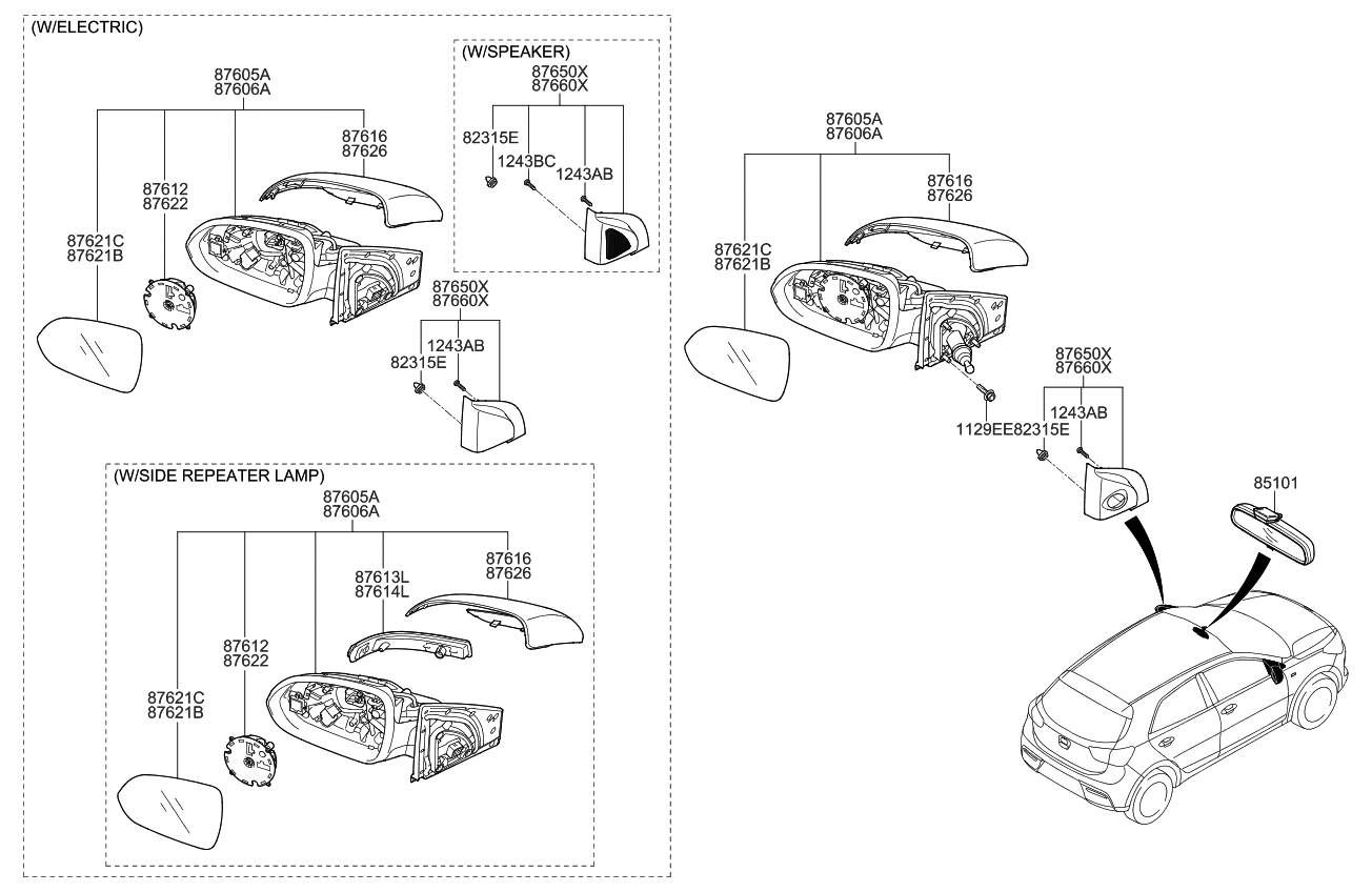 81635C5000 - Genuine Kia UNIT ASSEMBLY-PANORAMARO