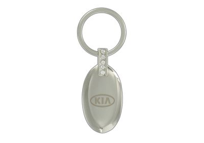UM090AY708 Genuine Kia Key Chain - Oval Kia w/Crystals Style 1