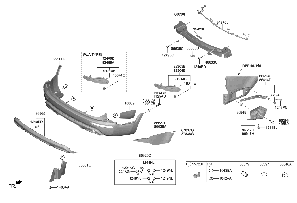 2020 Kia Telluride Rear Bumper - Kia Parts Now