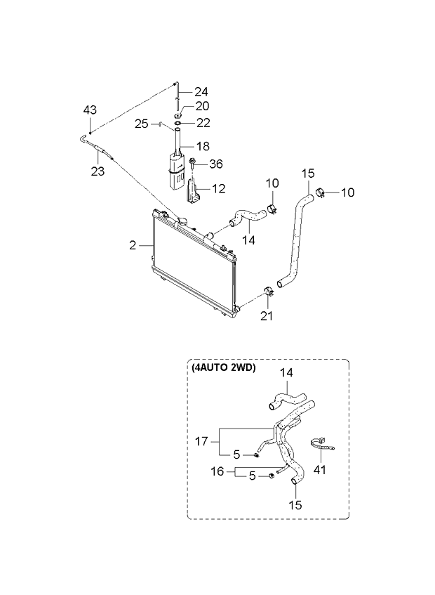 253312F000 Genuine Kia Clamp-Hose