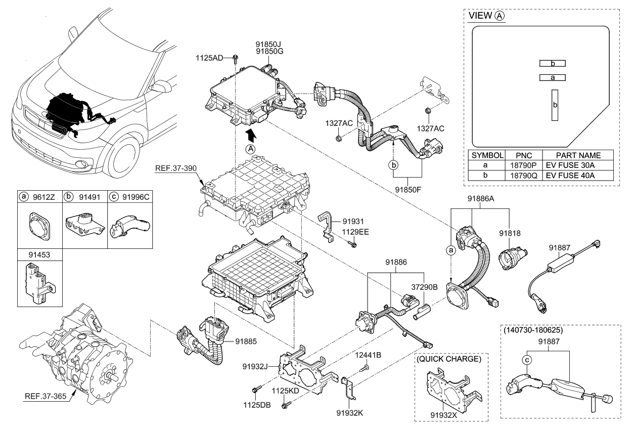 91971E4910 Genuine Kia Cap-Battery(+)