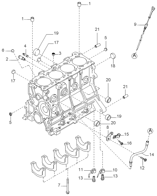 0FEHH10570A Genuine Kia Jet Assembly-Oil
