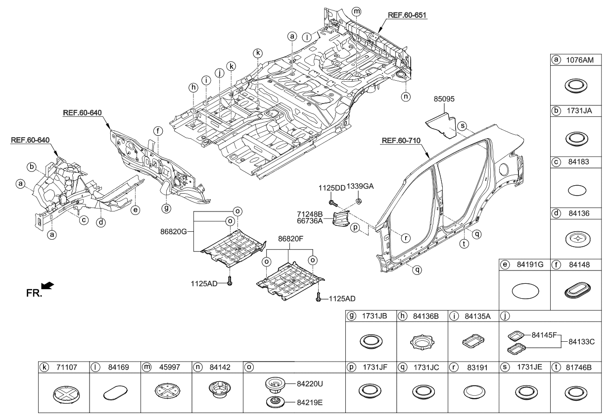 71237D9000 Genuine Kia Extension-COWL Side