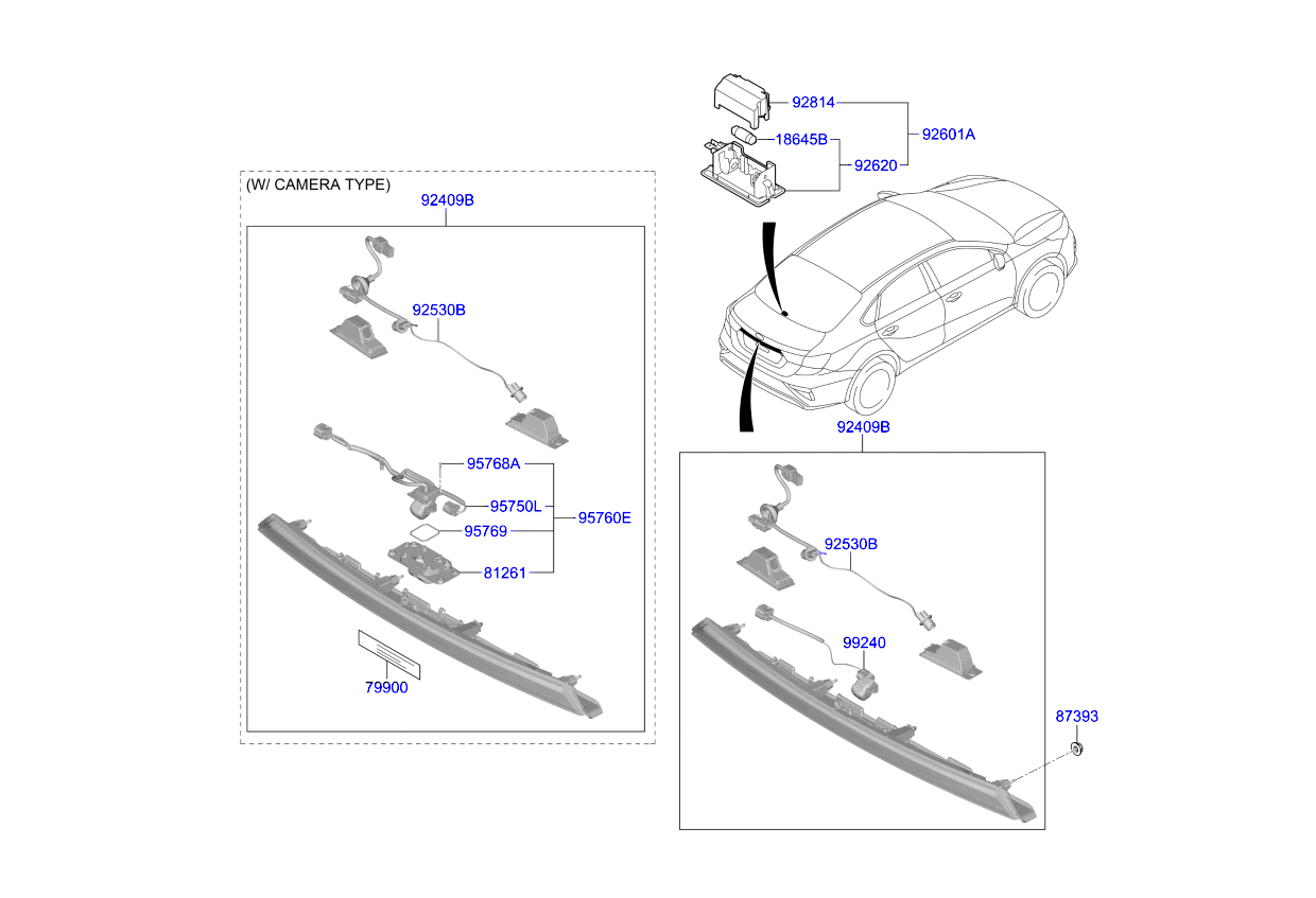 628383R500 Genuine Kia Label