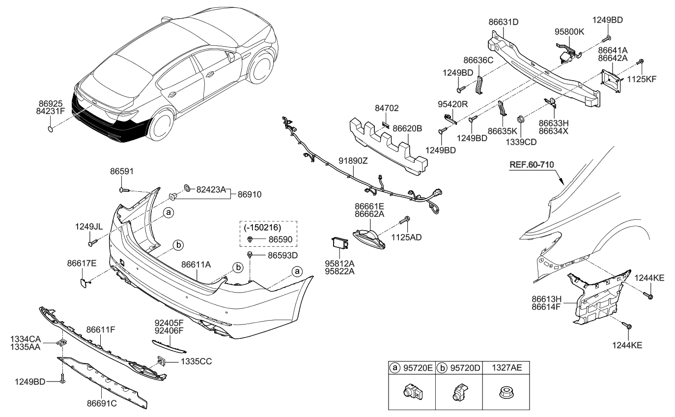 918953T020 Genuine Kia Wiring Harness-BWS Extension
