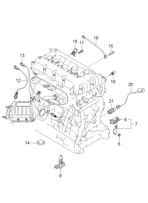 919803K170 Genuine Kia Bracket-PCSV