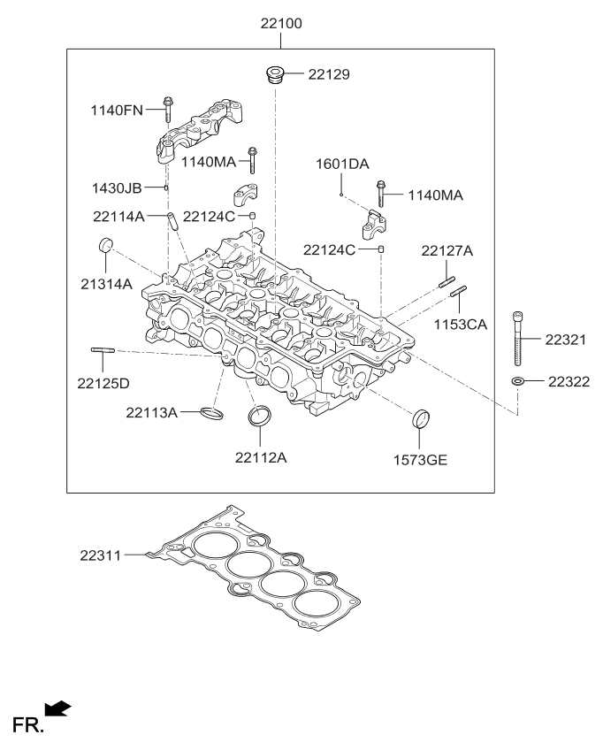 221262E000 Genuine Kia Bolt