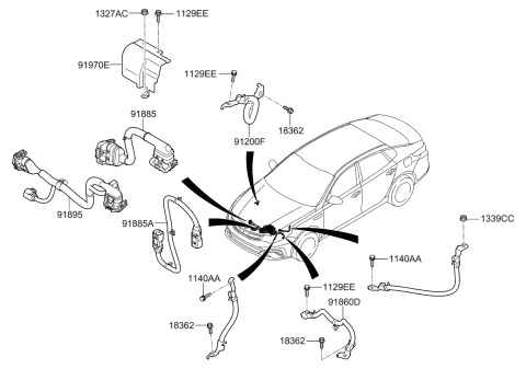 Miscellaneous Wiring - 2020 Kia Optima Hybrid