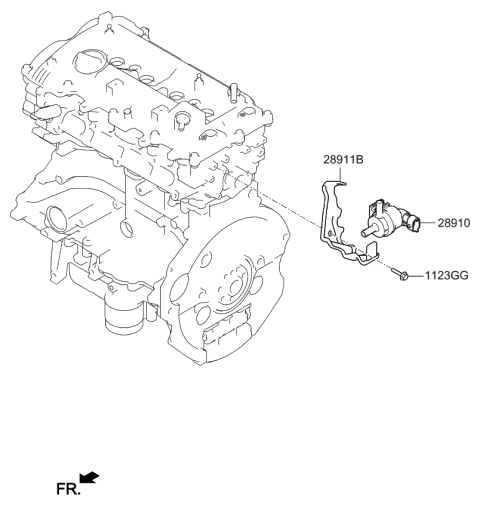 289102E600 Genuine Kia Purge Control Valve
