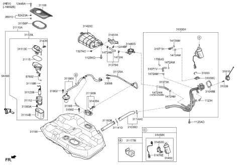 Fuel System - 2019 Kia Optima Hybrid