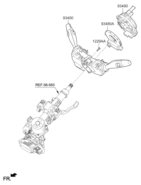 Multifunction Switch - 2019 Kia Sorento