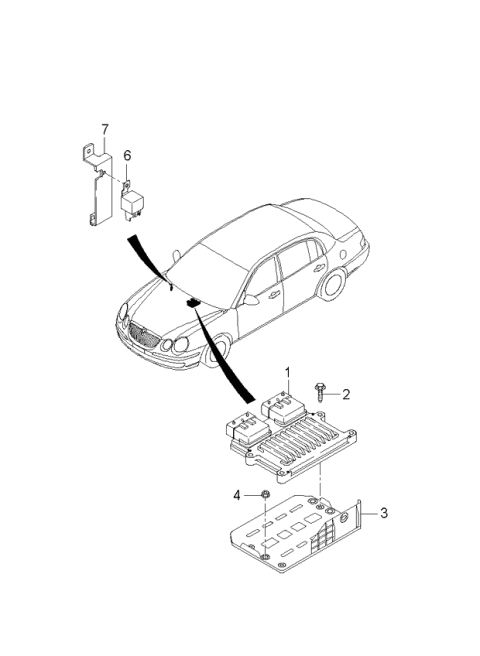 Electronic Control - 2006 Kia Amanti New Body Style (Produced Before ...