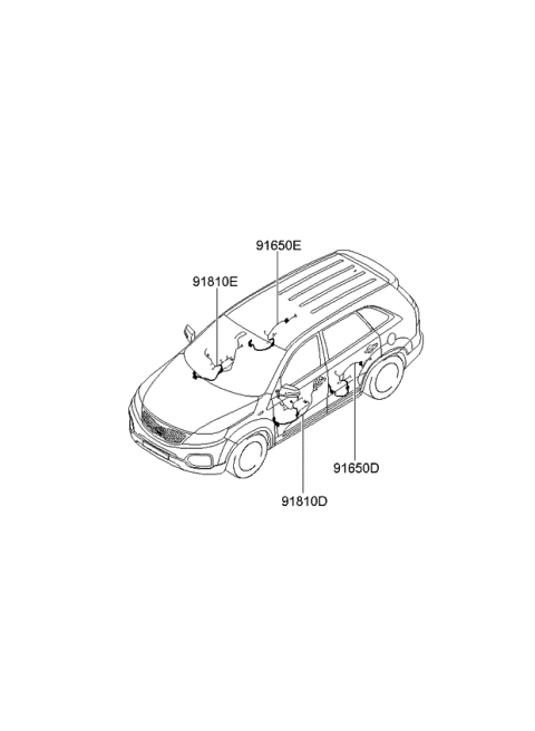 Miscellaneous Wiring - 2010 Kia Sorento