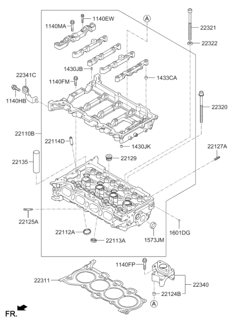 Cylinder Head - 2017 Kia Forte