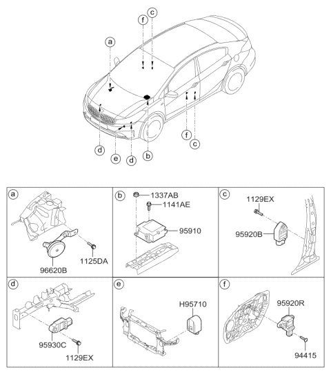 Relay & Module - 2018 Kia Forte