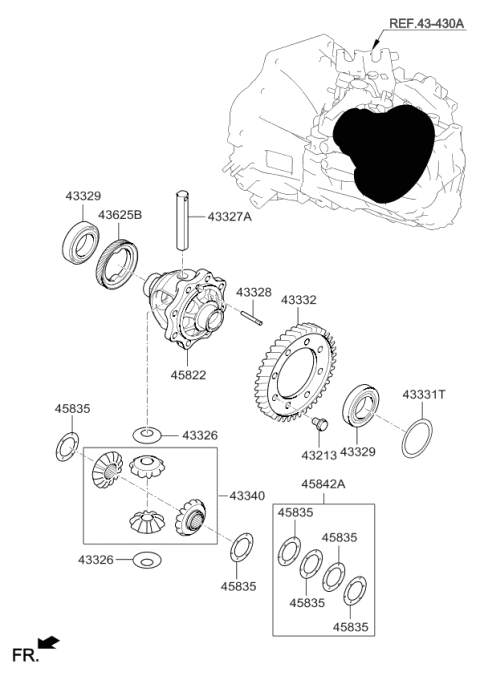 Transaxle Gear-Manual - 2018 Kia Forte