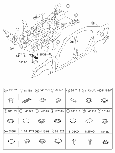 Covering-Floor - 2009 Kia Optima