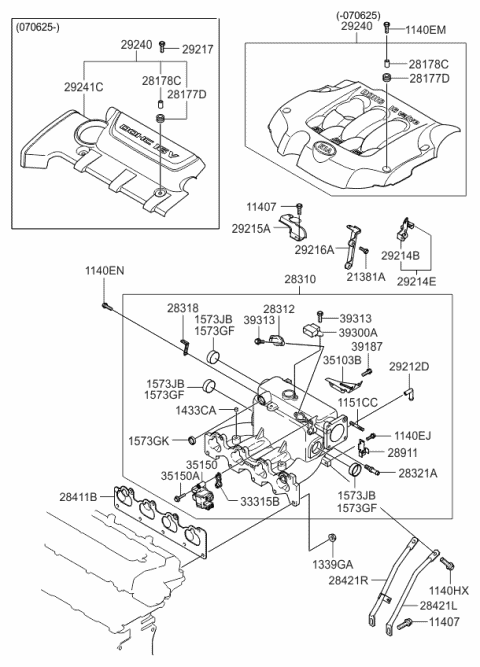 Kia Sportage Motor Diagram
