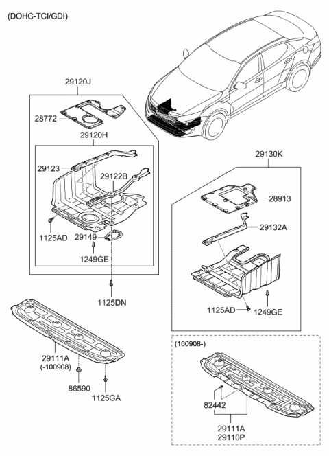 Under Cover - 2011 Kia Optima Korean made