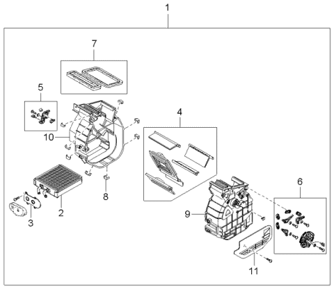 Heater Unit - 2004 Kia Rio