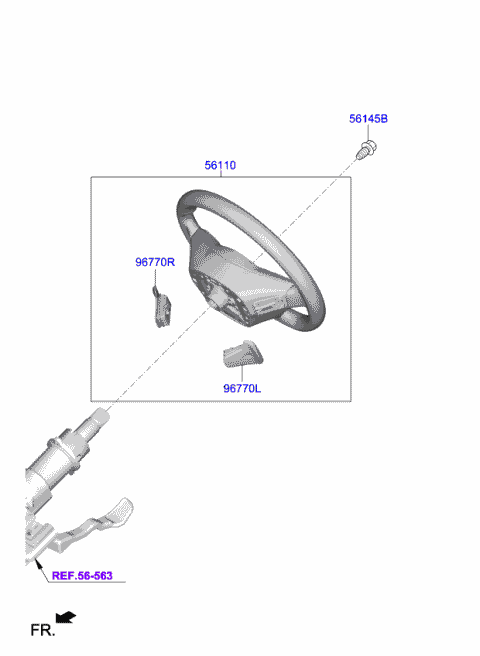 Steering Wheel - 2019 Kia Forte