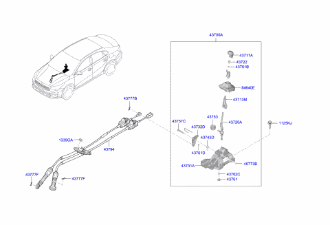 Shift Lever Control - 2020 Kia Forte