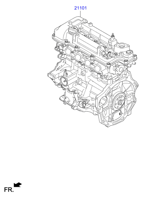 Sub Engine - 2019 Kia Forte