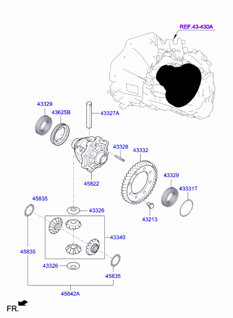 Transaxle Gear-Manual - 2020 Kia Forte